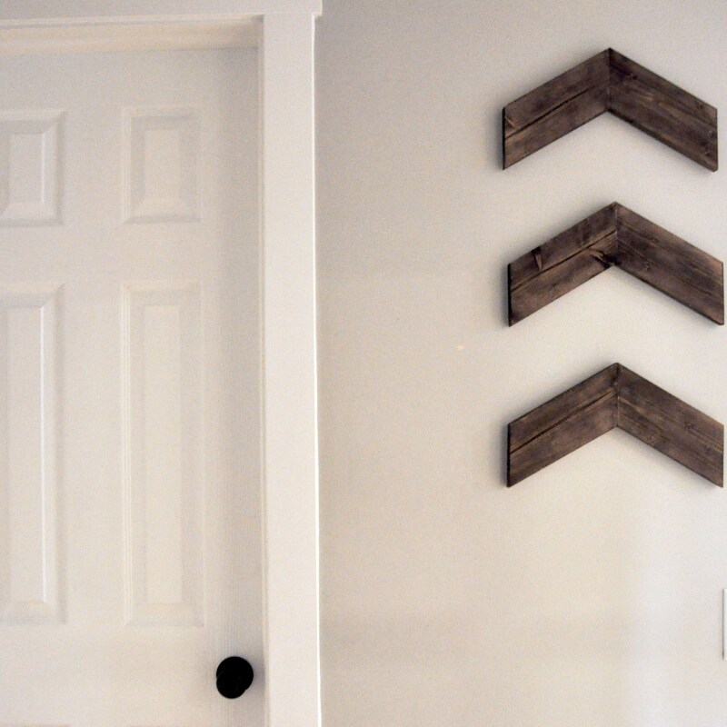 Chevron Wall Decor - Etsy
