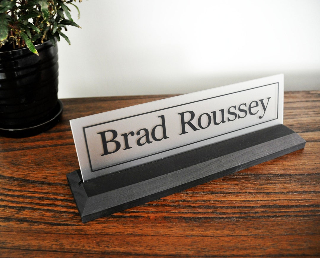 Personalized Desk Name Plaque, Name Plate for Office, Office Name Plate ...