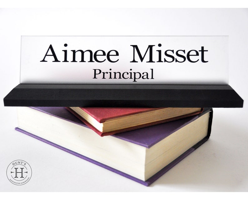 Personalized Name Sign Name Tag for Office Desk Decor Modern | Etsy