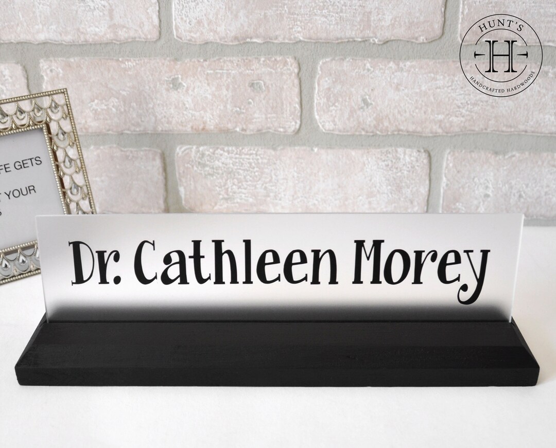 Custom Name Plate, Medical Name Plate, Dentist Nameplate, Office Name ...