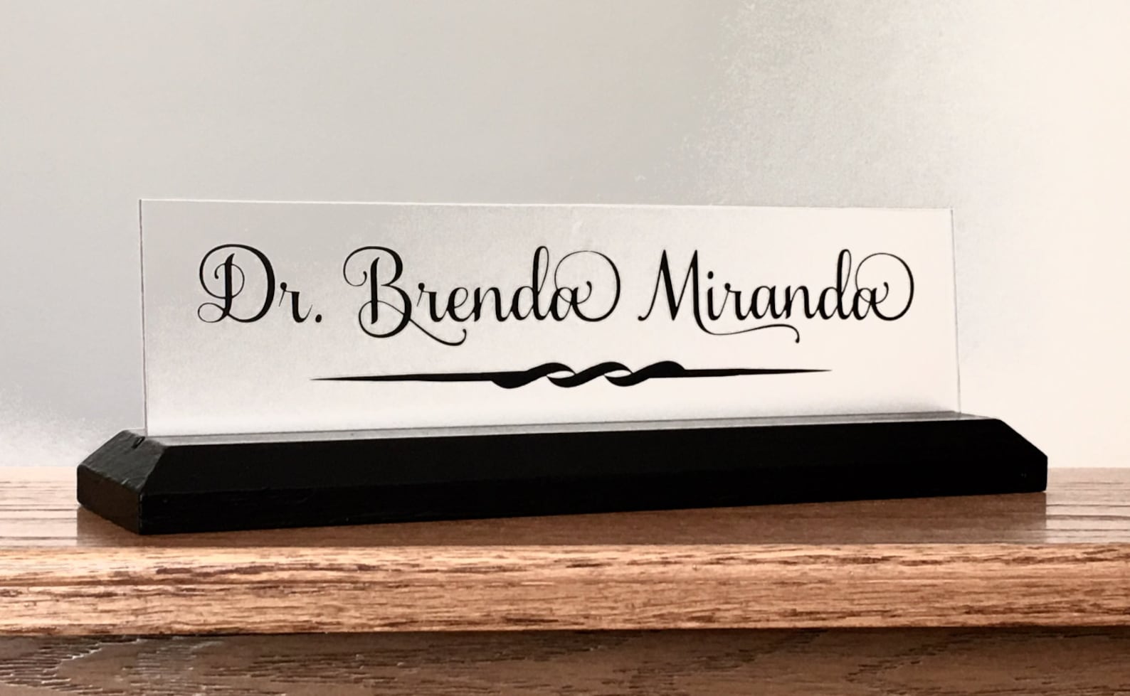 Custom Name Plate, Medical Name Plate, Dentist Nameplate, Office Name ...