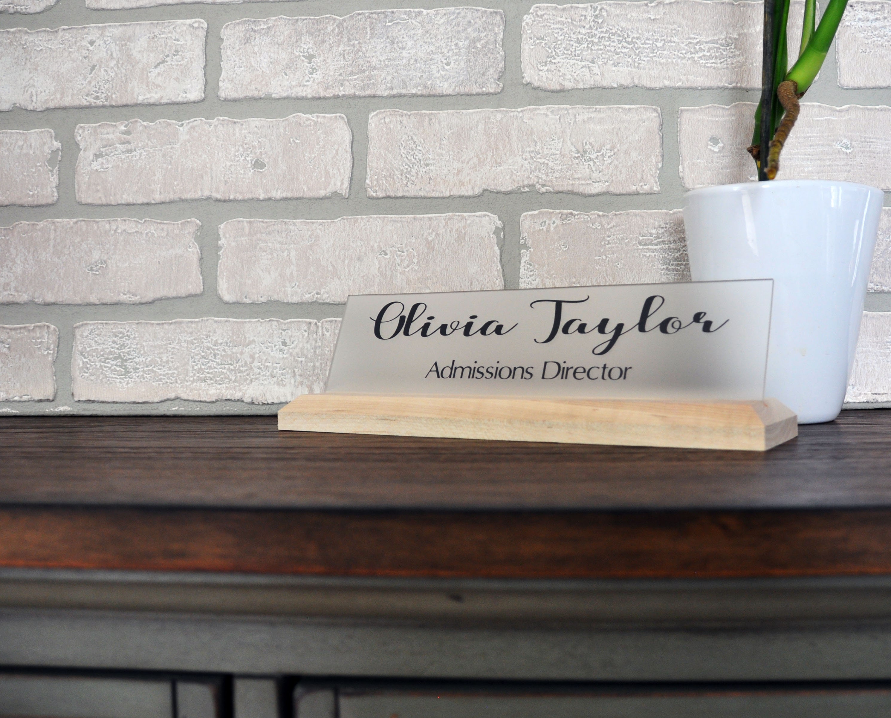 Desk Name Plate Office Name Plate Name Plaque Principal - Etsy Canada