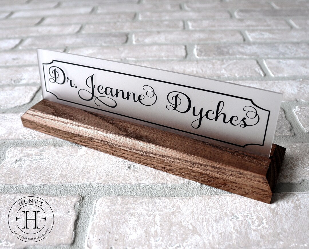 Personalized Name Sign Name Tag for Office Desk Decor Modern Desk Name ...