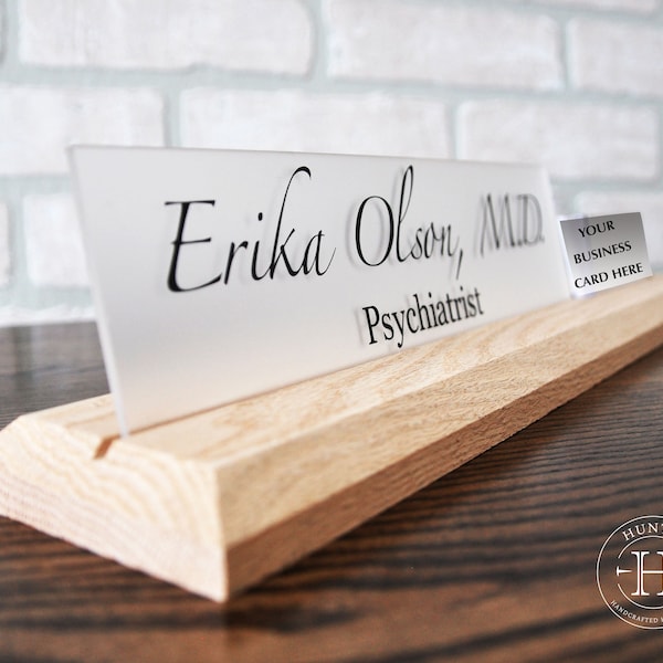 Desk Name Plate - Etsy