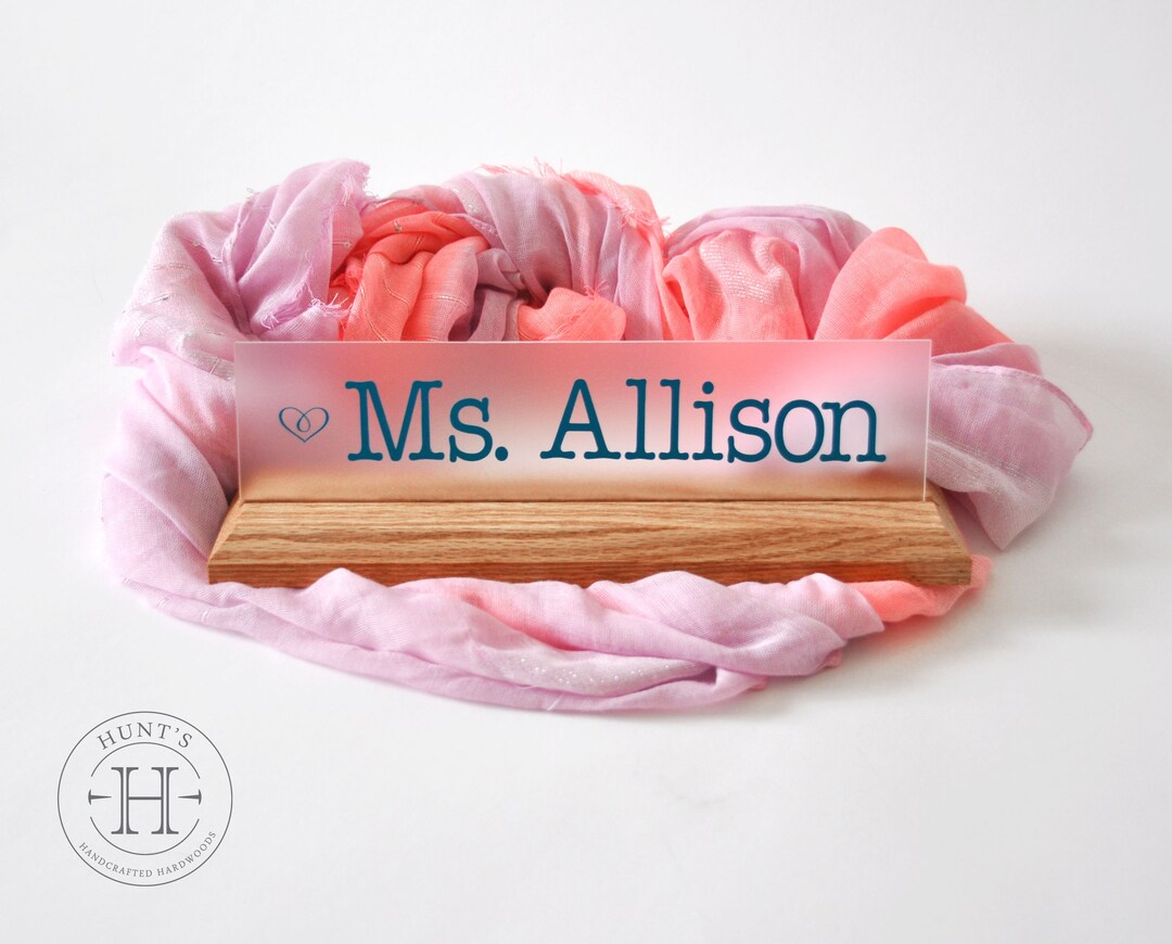 Unique Office Decor Office Name Badge Desk Name Plate for Office ...