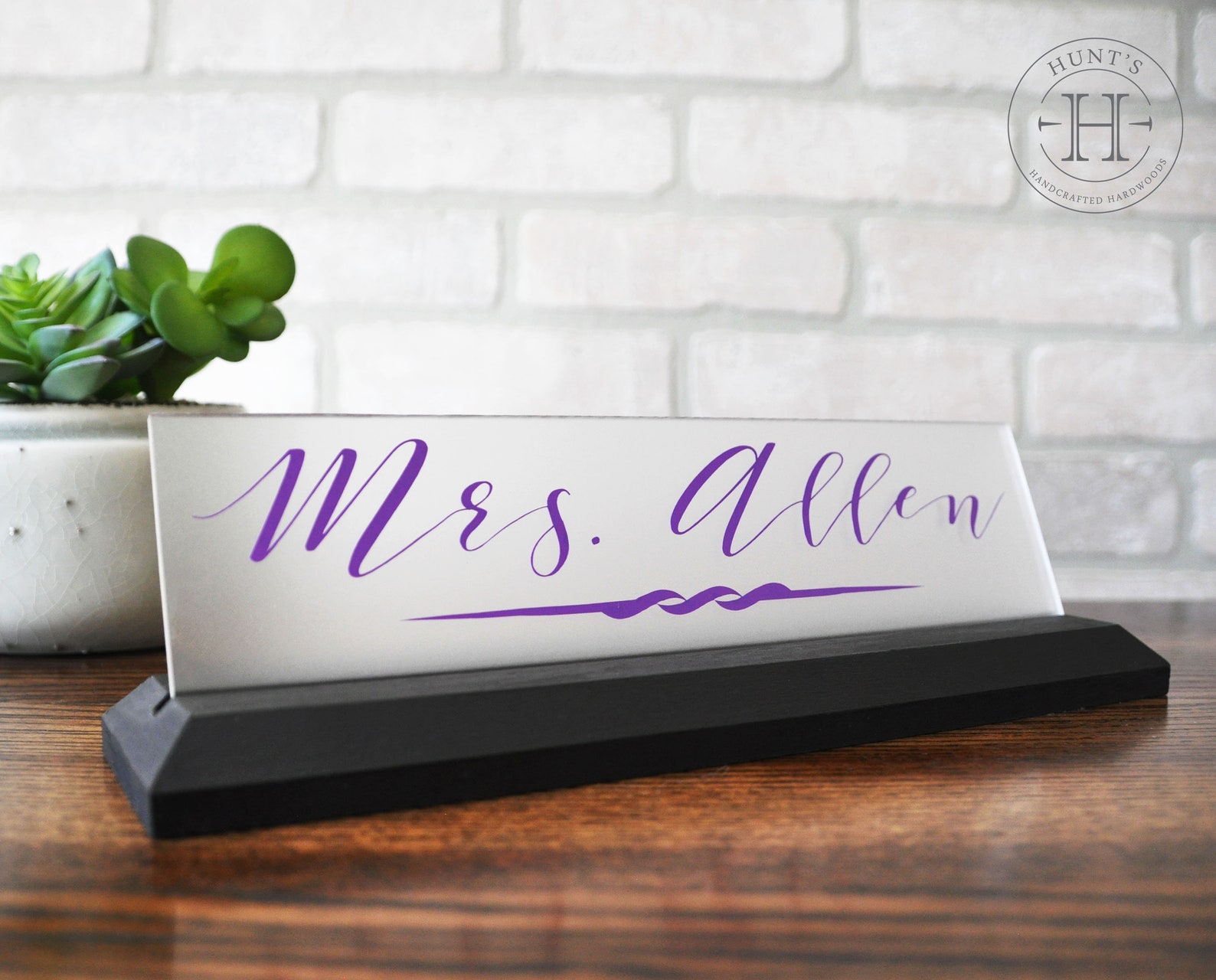 Unique Name Tag Name Plate for Office Desk Name Badge Teacher Nameplate ...
