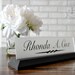 Solid Hardwood Office Plaque Office Desk Name Plate Job Title - Etsy