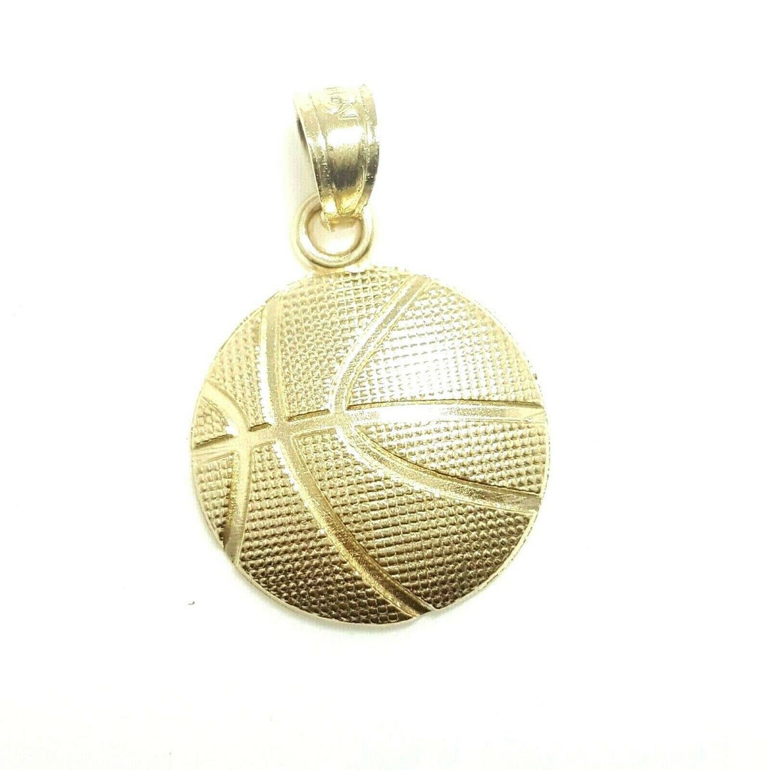 14k Gold Basketball Pendant Charm Fine Jewelry Gift Sport Unisex 0.55 0 ...