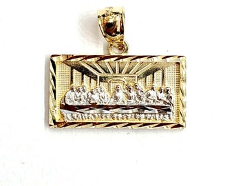 Gold Last Supper Pendant - Etsy