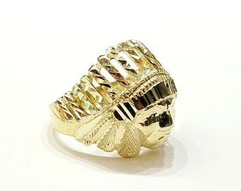 Indian Head Ring | Etsy