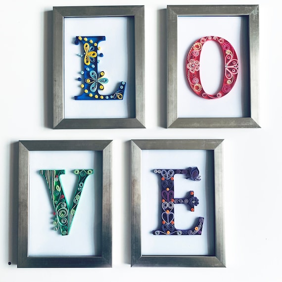 Quilling Designs Words