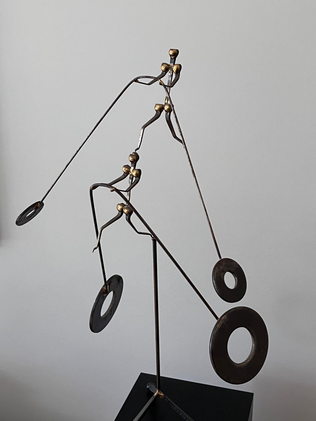 Strauss 1975 Balancing Man Kinetic Sculpture | FREE SHIPPING - Etsy