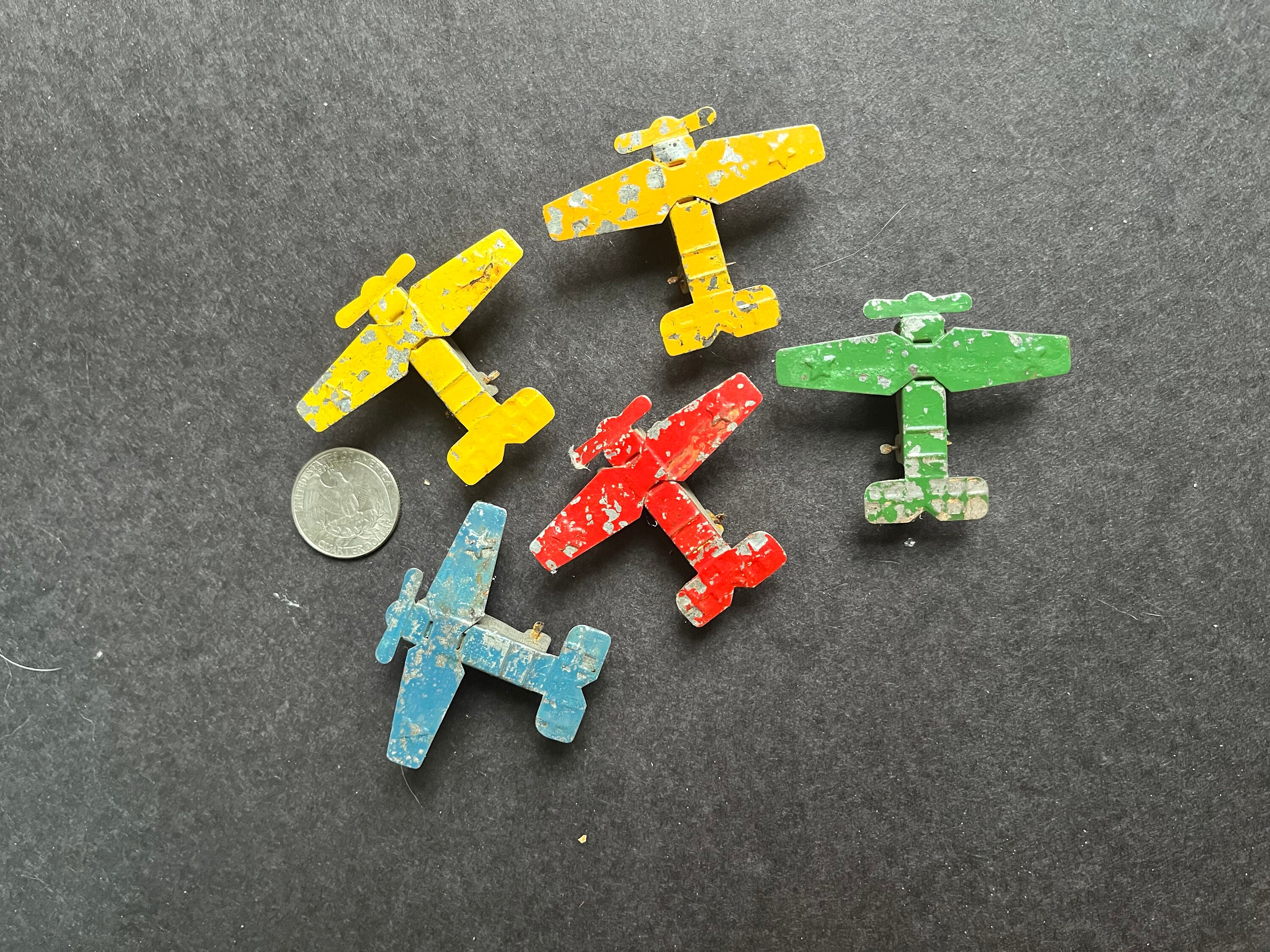 Vintage Penny Tin Planes | Set of 5 Planes | 1930s | FREE SHIPPING ...