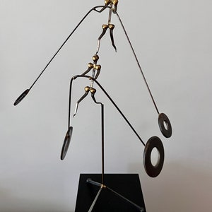 Strauss 1975 Balancing Man Kinetic Sculpture | FREE SHIPPING - Etsy