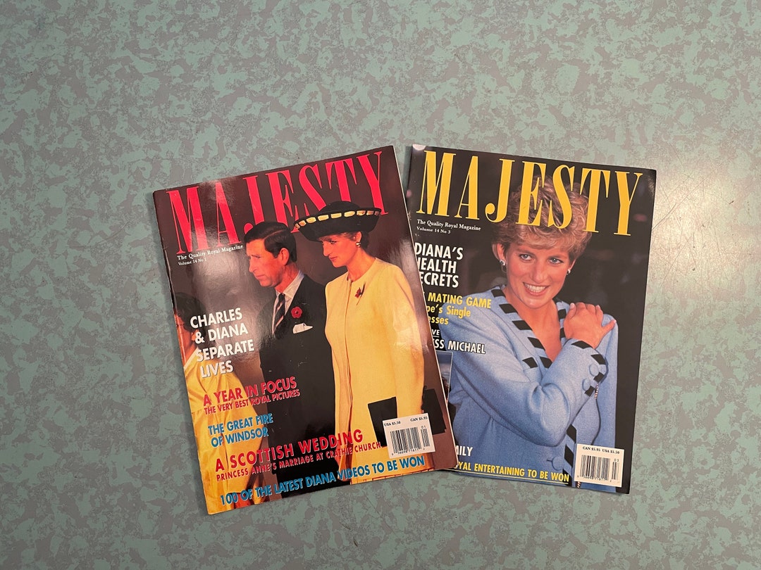 Pair of Majesty Magazines Royal Family England Monarchy - Etsy
