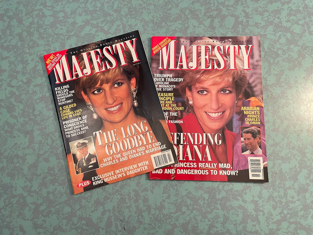 Pair of Majesty Magazines Royal Family England Monarchy - Etsy