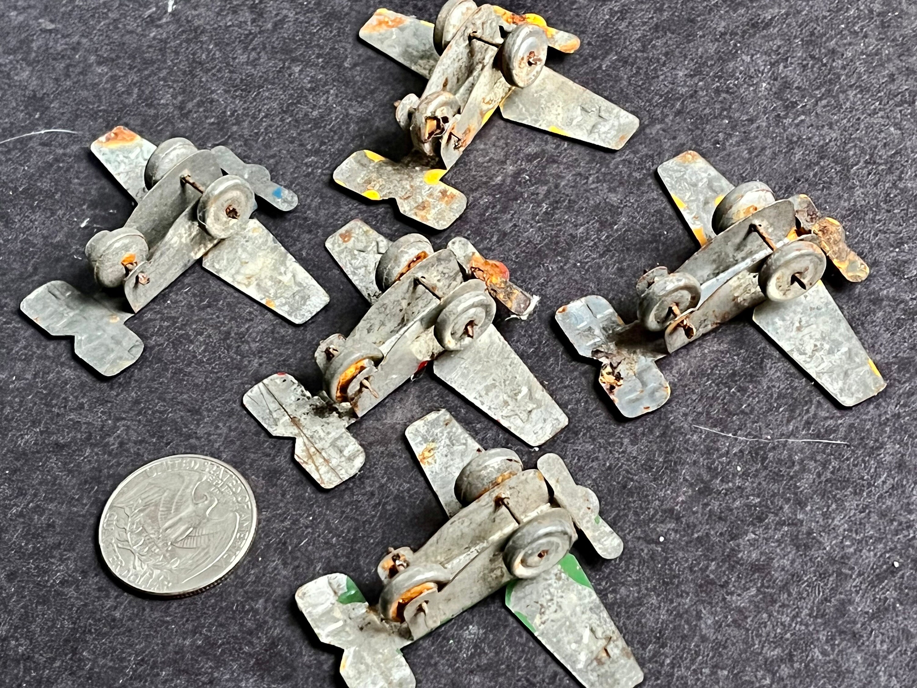 Vintage Penny Tin Planes | Set of 5 Planes | 1930s | FREE SHIPPING ...