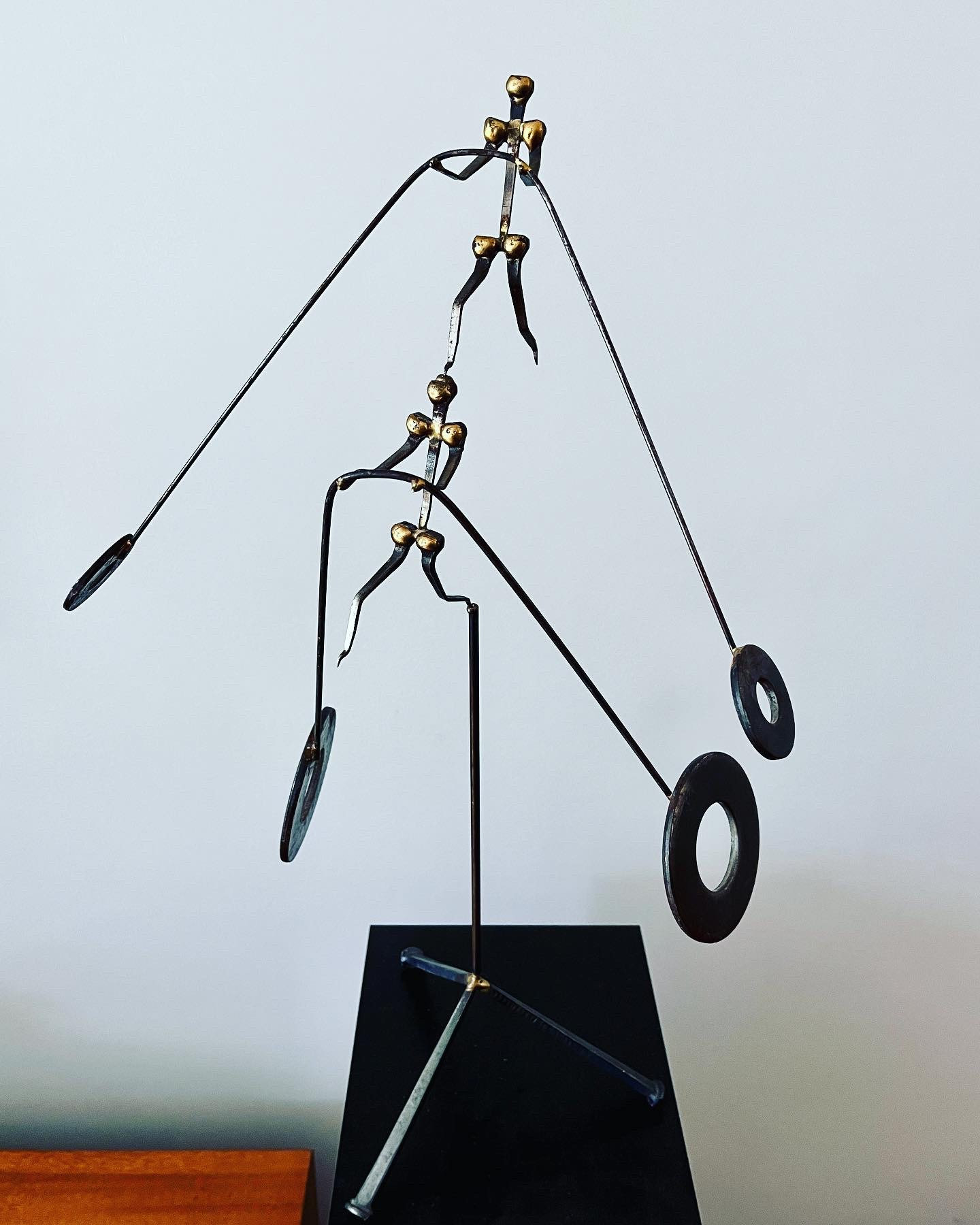 Strauss 1975 Balancing Man Kinetic Sculpture FREE SHIPPING - Etsy