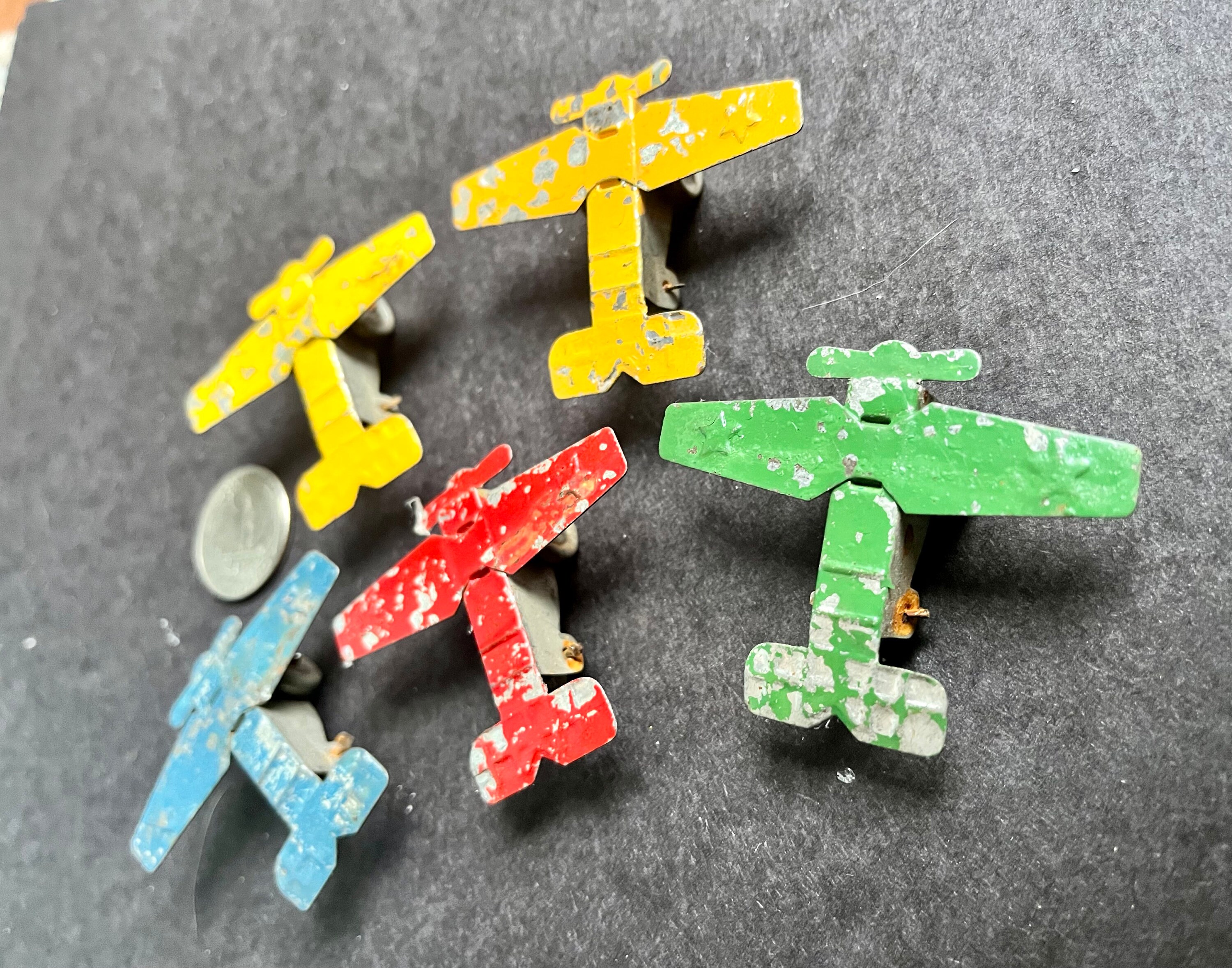Vintage Penny Tin Planes | Set of 5 Planes | 1930s | FREE SHIPPING ...