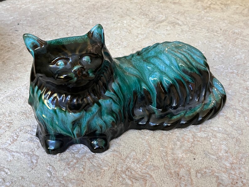 Life Size Blue Mountain Pottery Cat | Extra Large - Etsy
