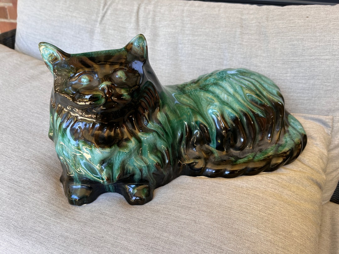 Life Size Blue Mountain Pottery Cat | Extra Large - Etsy