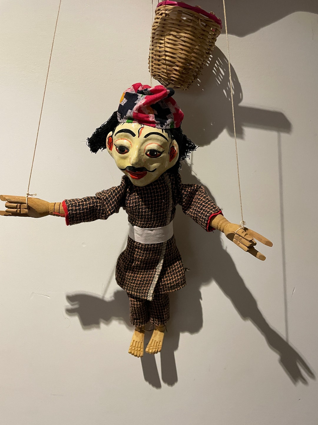 Merchant With Basket Puppet & a BONUS Punching Clown Carnival ...