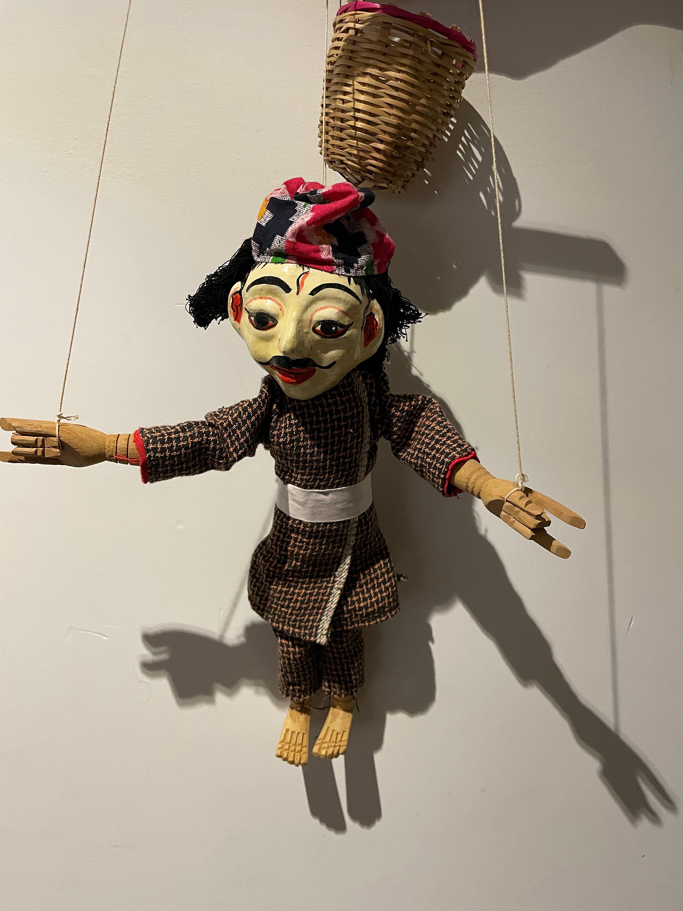 Merchant With Basket Puppet & a BONUS Punching Clown Carnival ...