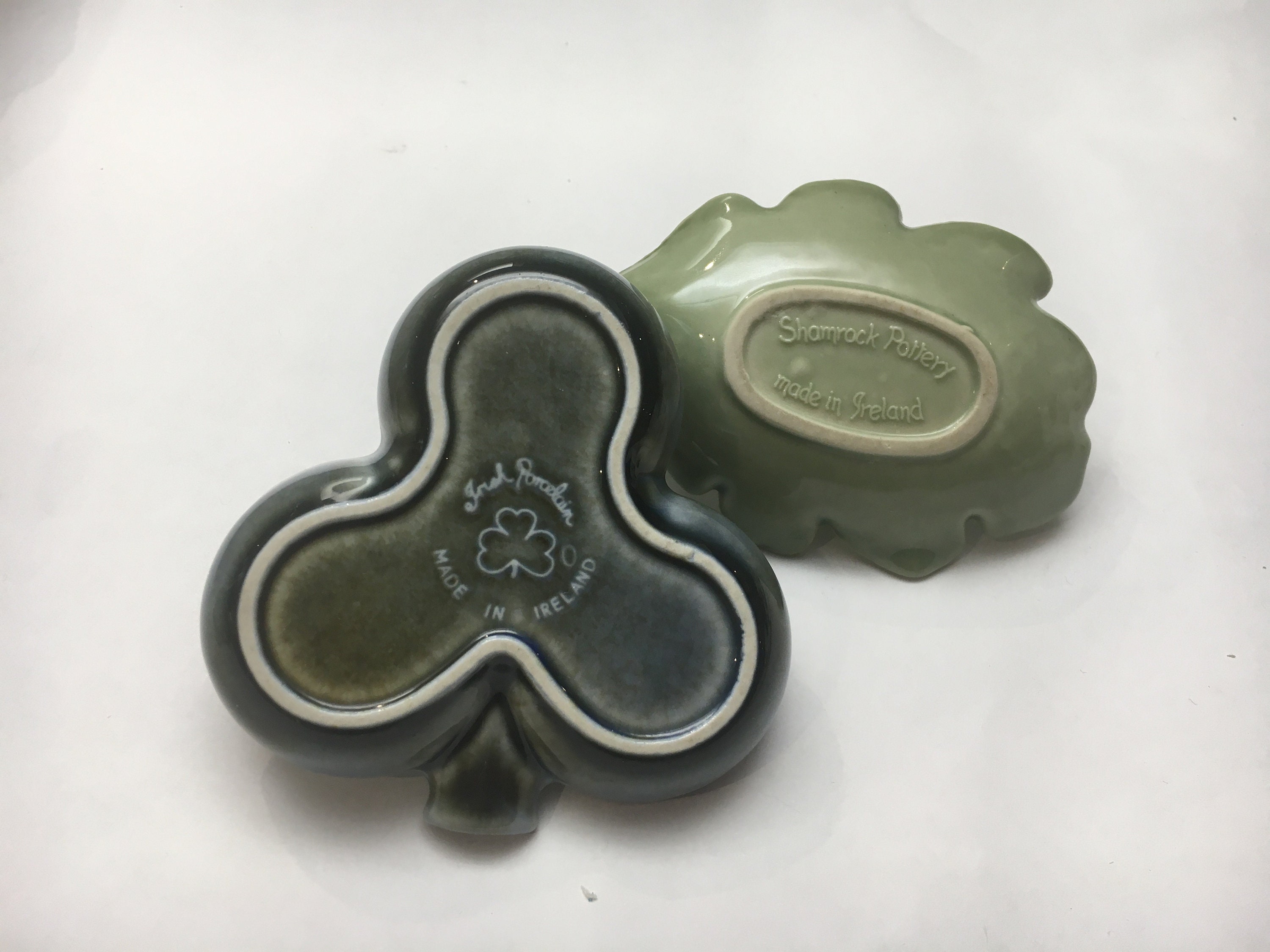 St. Patrick's Day Decor | Pair of Irish Trinkets Made in Ireland ...
