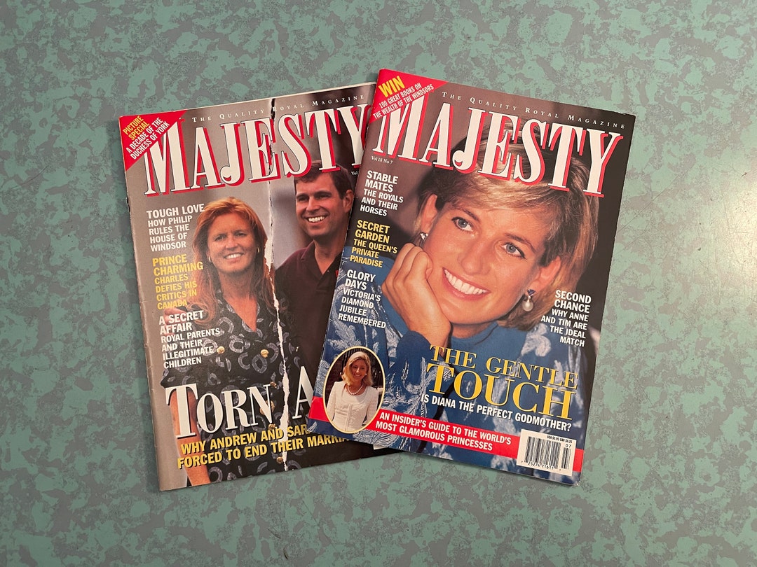 Pair of Majesty Magazines Royal Family England Monarchy Torn Apart - Etsy