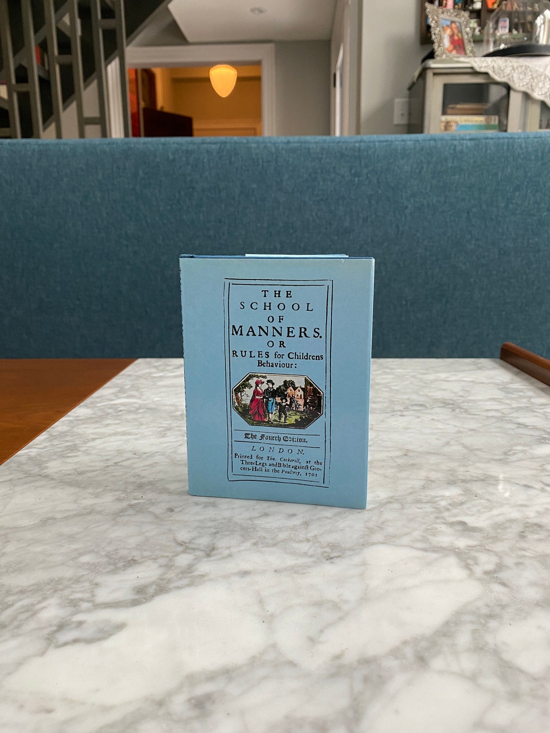 School Mini Vintage "school Book of Manners" With Blue Cover - Etsy