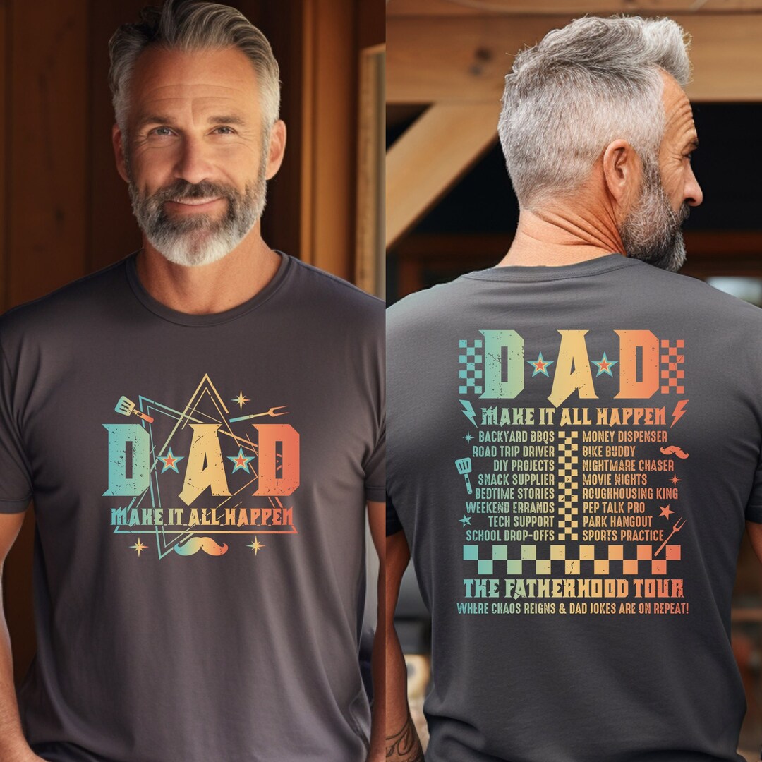 Dad Tour T Shirt | Dad Tour Shirt | Dad Tour Tee | Gift for Dad | Dad ...