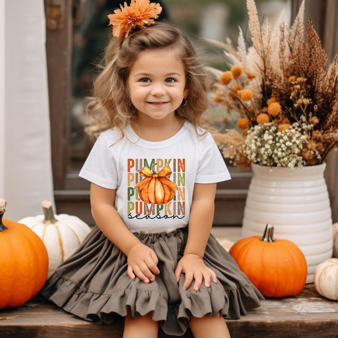 Pumpkin Season Shirt | Fall Shirt Toddler | Girls Fall Tees | Fall ...