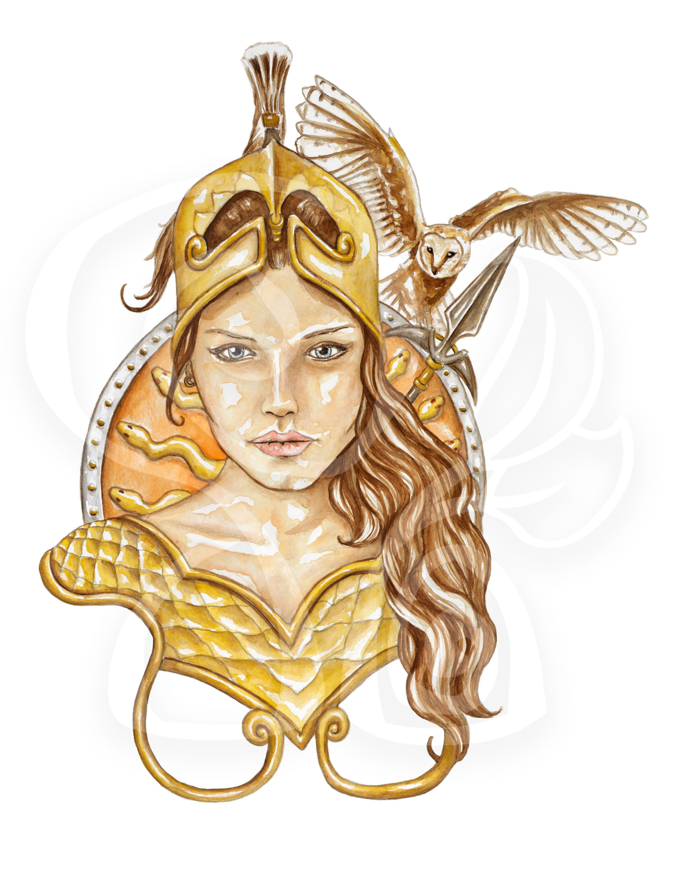 Athena (giclée Print) - Etsy