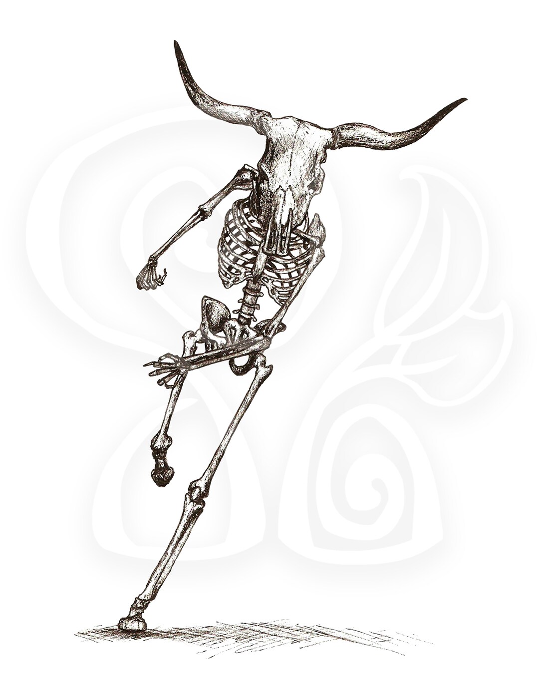 Minotaur Anatomy giclée Print - Etsy