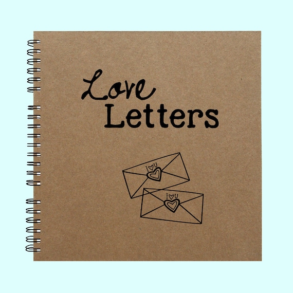 Love Letters Book Large Journal Personalized Book - Etsy