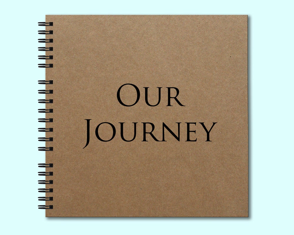Our Journey - Hardcover Book, Square Journal, Unique Journal ...