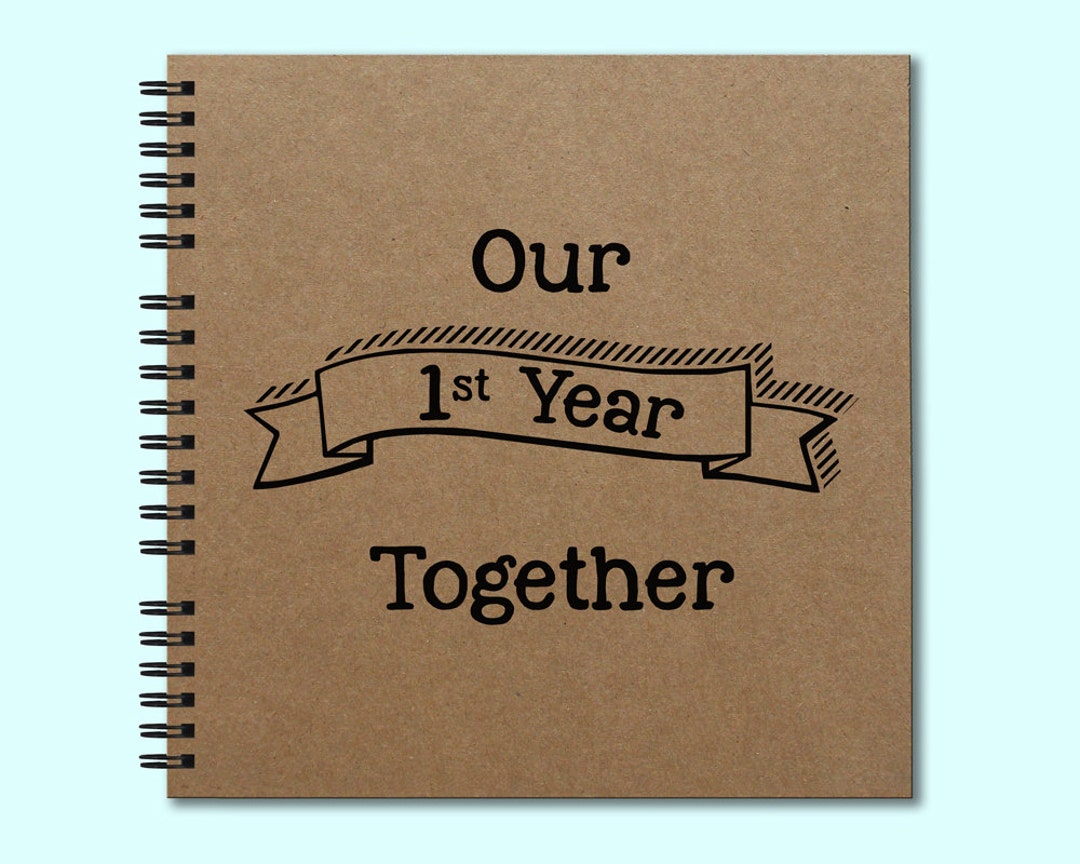 Our 1st Year Together - Hardcover Book, Square Journal, Unique Journal ...