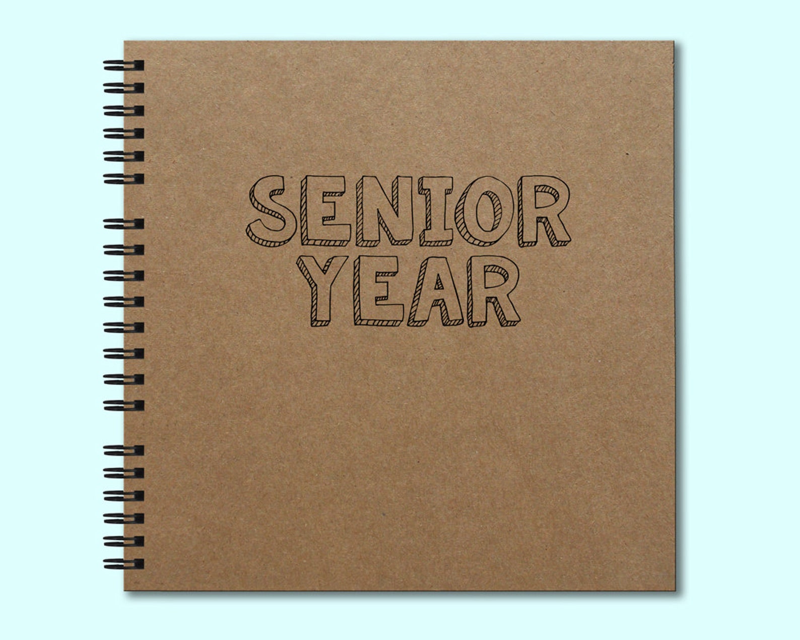 Senior Year Hardcover Book Hardcover Journal Square | Etsy