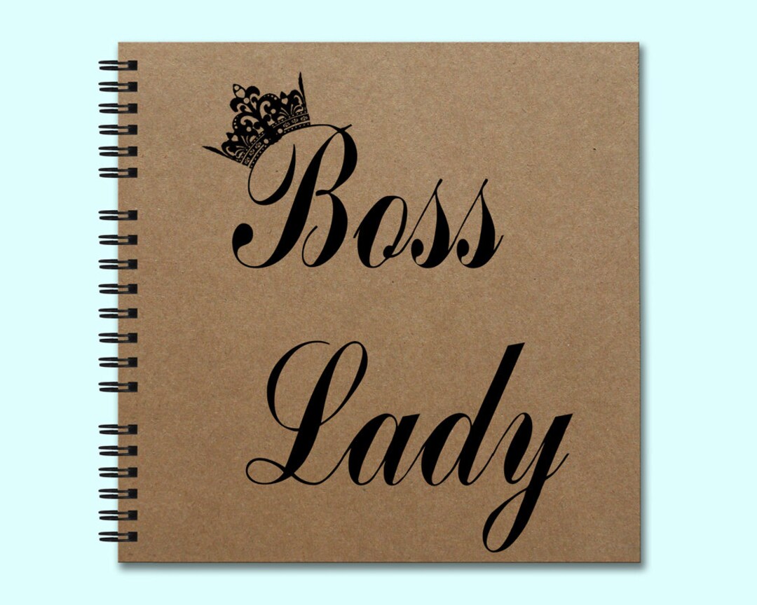 Boss Lady - Hardcover Book, Square Journal, Unique Journal ...
