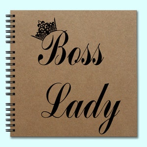 Boss Lady - Hardcover Book, Square Journal, Unique Journal ...