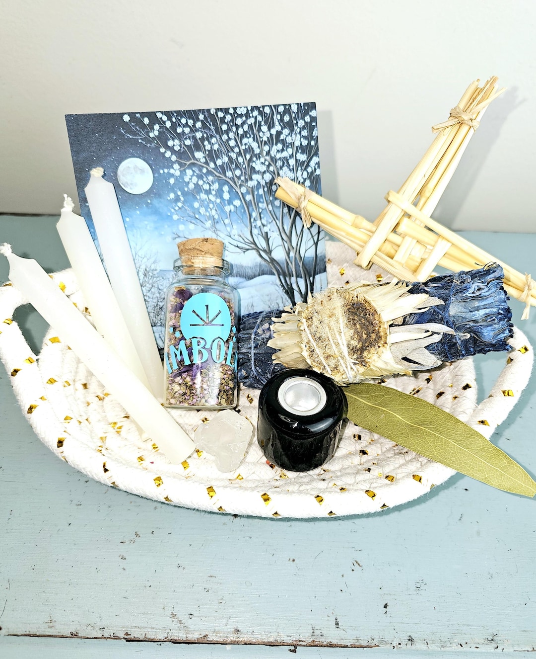 Imbolc Sage Bundle for Winter Solstice Gift Set for Witchy People ...