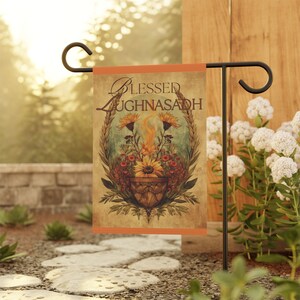 Blessed Lughnasadh Garden & House Banner/flag - Celebrate the Harvest ...