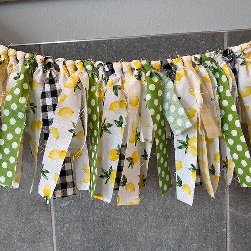 Lemon Pennant Banner Lemonade Garland Lemon Bunting - Etsy