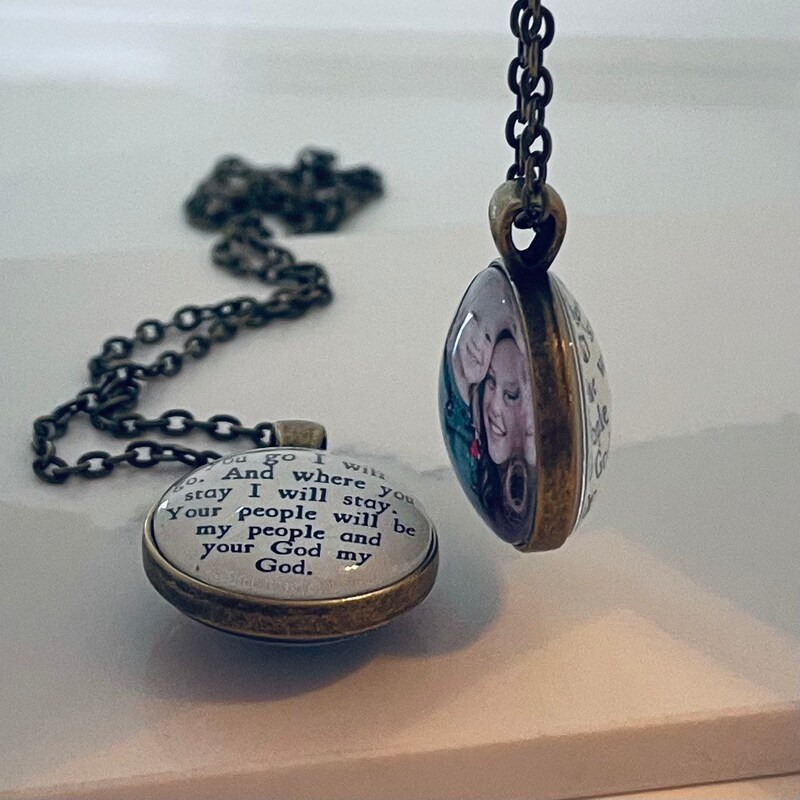 Two Sided Pendant Etsy