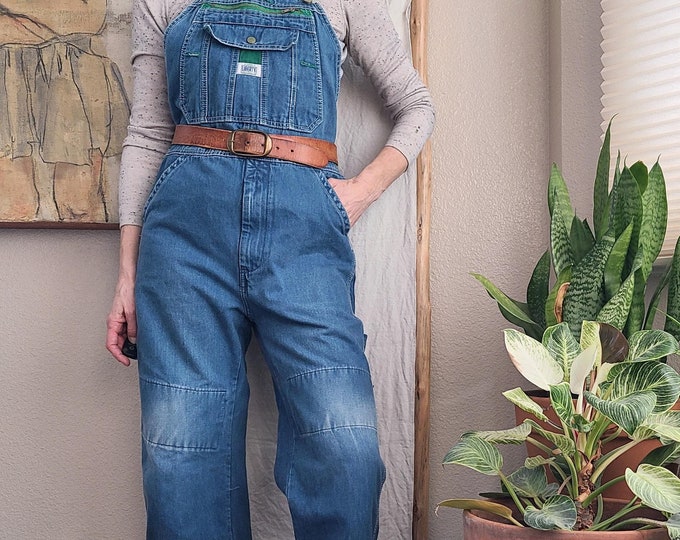 Vintage Liberty Overalls With Homemade Reinforced Knees - Etsy
