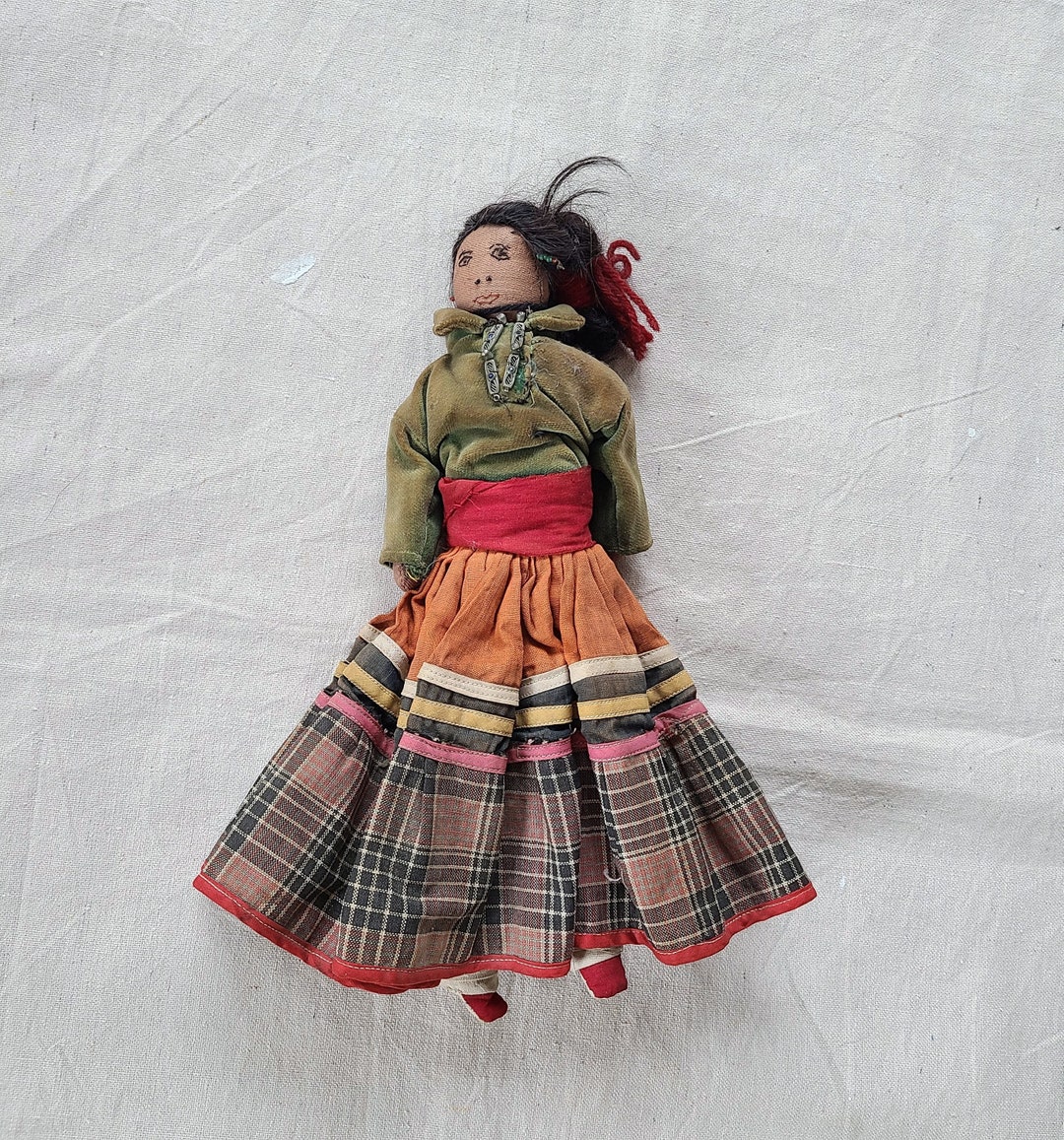 Antique Navajo Doll With Human Hair - Etsy