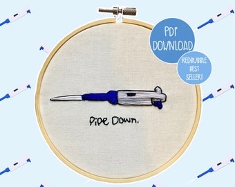 Science Embroidery - Etsy Australia
