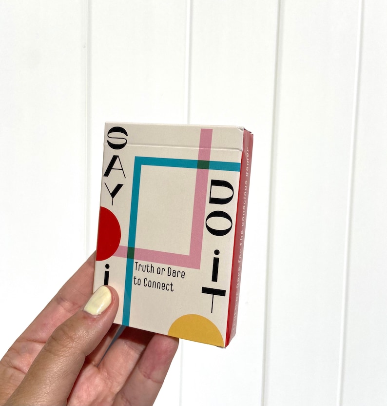 Say It Do It, Truth or Dare Card Game to Connect! Reflection Cards, Ice ...