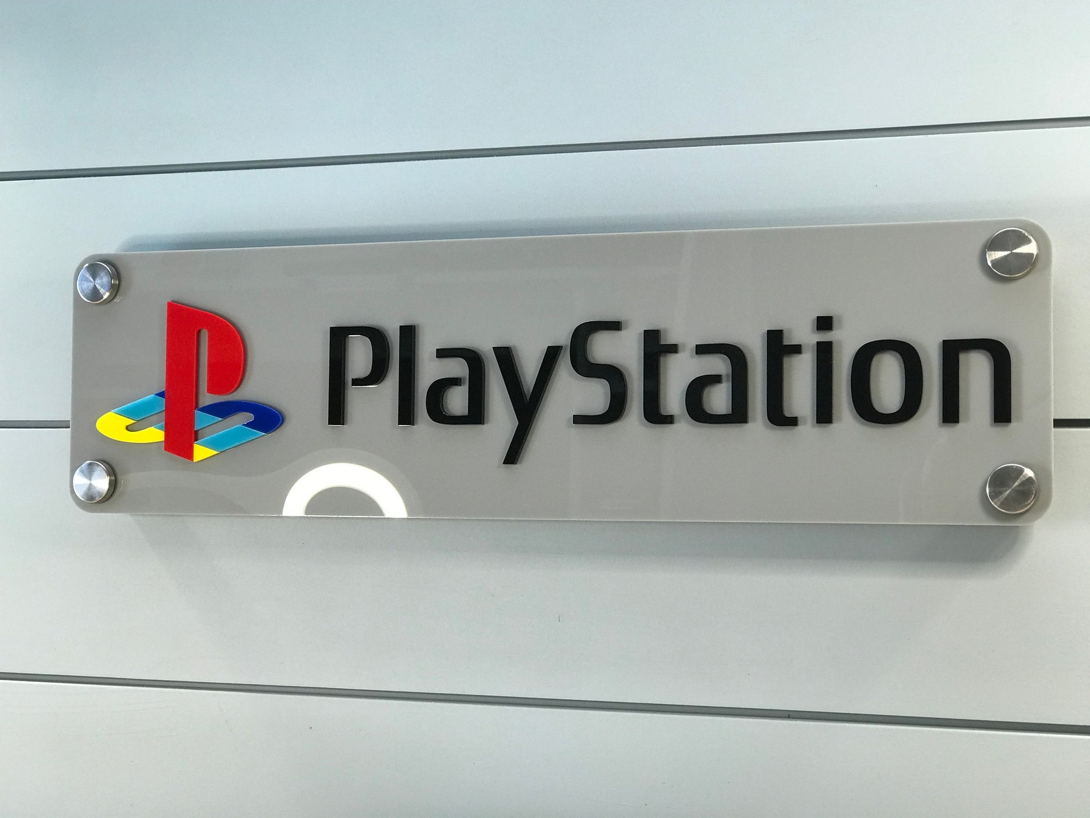 Playstation Logo Acrylic Wall Plaque – Gamer Room Decor - Etsy