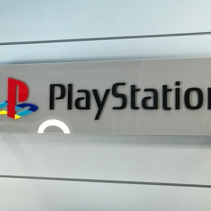 Playstation Logo Wall Plaque - Original Playstation, PS1, PSX, PS One ...